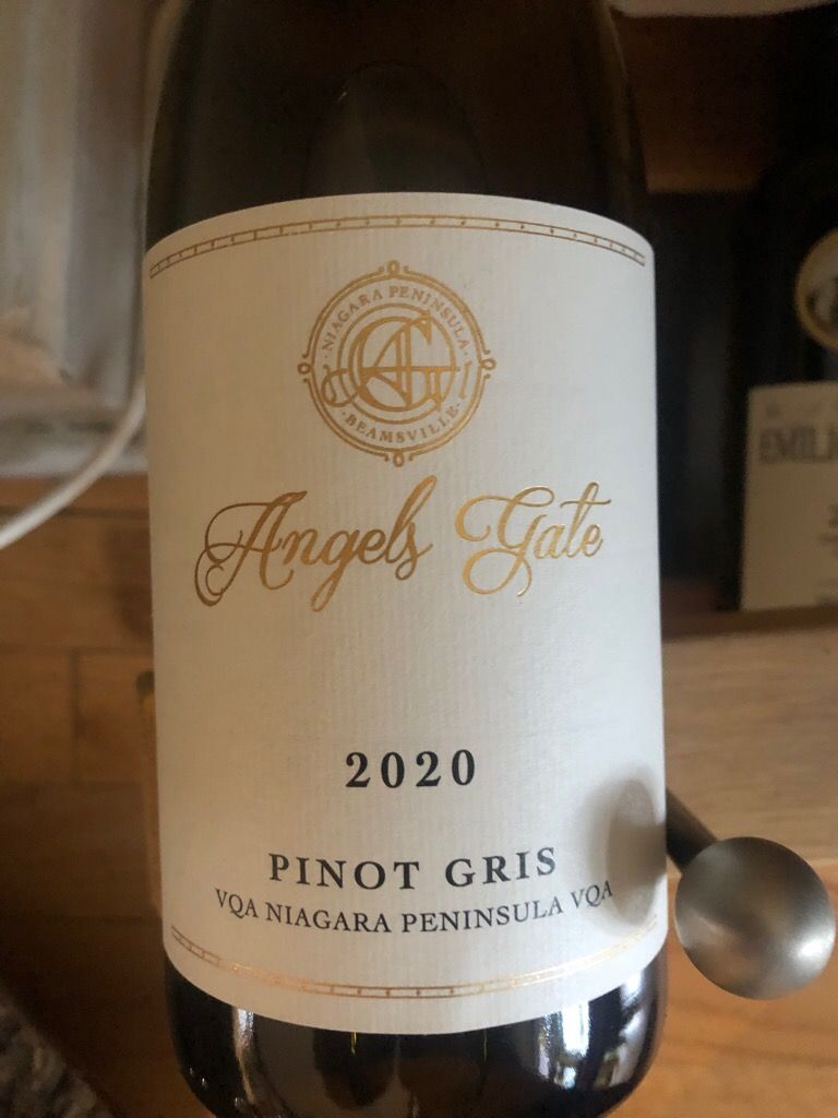 2020 Angels Gate Winery Pinot Gris, Canada, Ontario, Niagara Peninsula ...