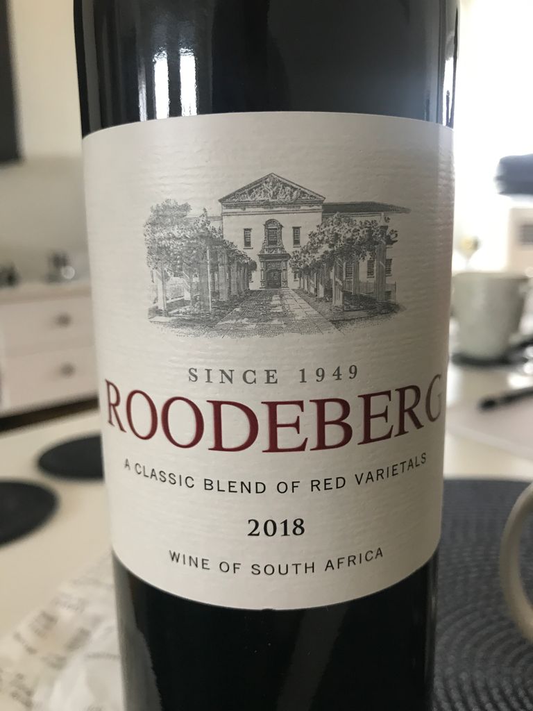 2018 KWV Roodeberg, South Africa, Western Cape - CellarTracker