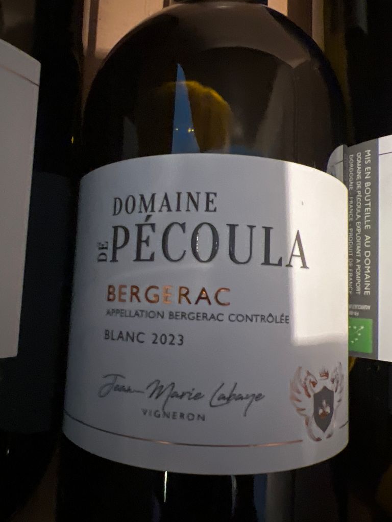 2023 Domaine de Pécoula Bergerac Sec Sec, France, Southwest France ...