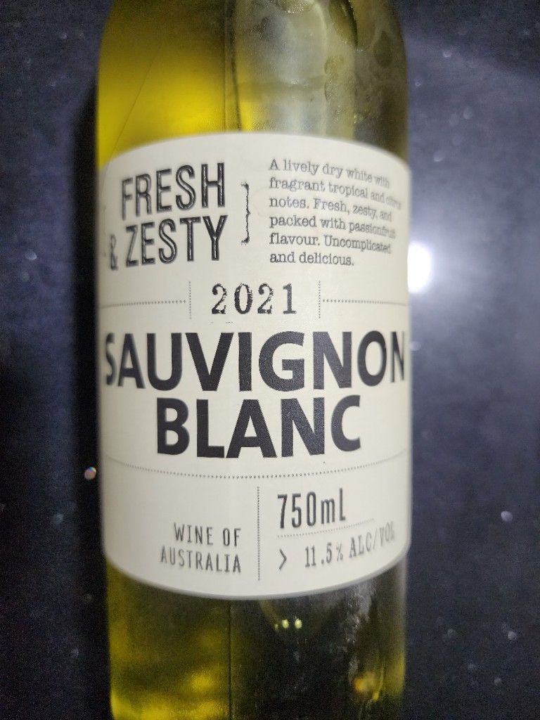 2021 James Busby Sauvignon Blanc Fresh & Zesty, Australia - CellarTracker