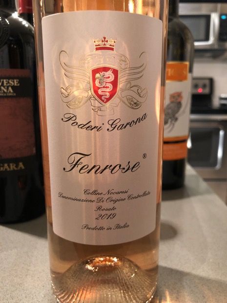 2019 Poderi Garona Colline Novaresi Fenrose, Italy, Piedmont, Northern ...