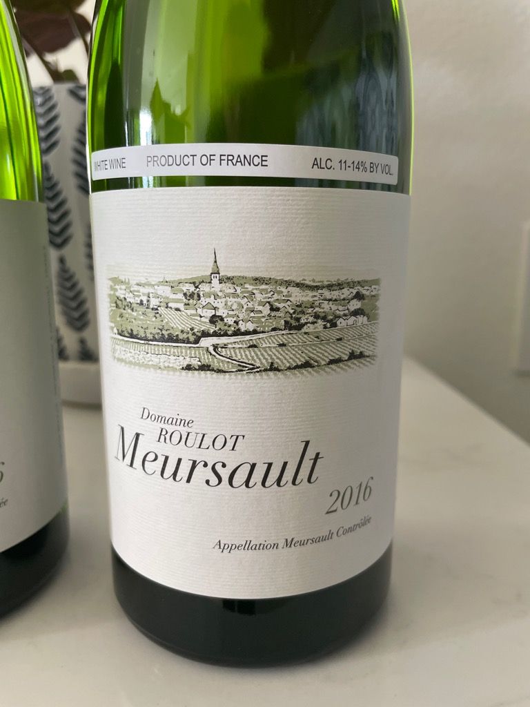 2016 Domaine Roulot Meursault, France, Burgundy, Côte de Beaune ...