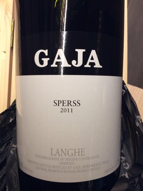 2011 Gaja Langhe Nebbiolo Sperss, Italy, Piedmont, Langhe, Langhe DOC ...