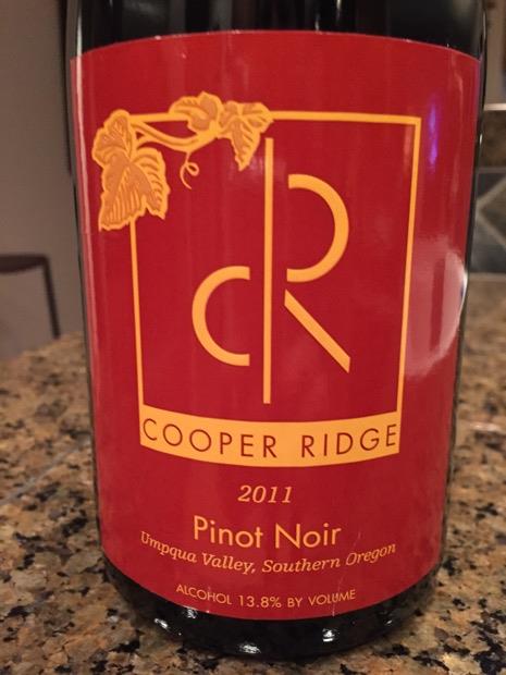 2011 Cooper Ridge Vineyard Pinot Noir, USA, Oregon, Southern Oregon ...