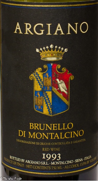 1993 Argiano Brunello di Montalcino, Italy, Tuscany, Montalcino ...