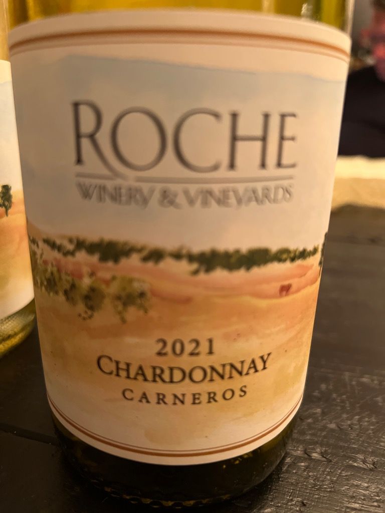 2021 Roche Winery Chardonnay, USA, California, Napa / Sonoma, Carneros ...
