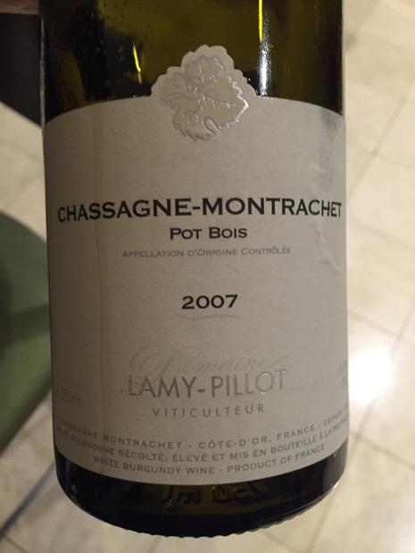 2007 Domaine Lamy-Pillot Chassagne-Montrachet 1er Cru Morgeot, France ...