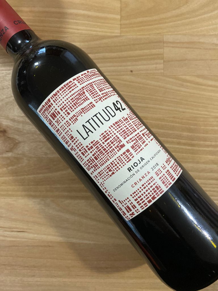 2019 Latitud 42 Rioja Crianza, Spain, La Rioja, Rioja - CellarTracker
