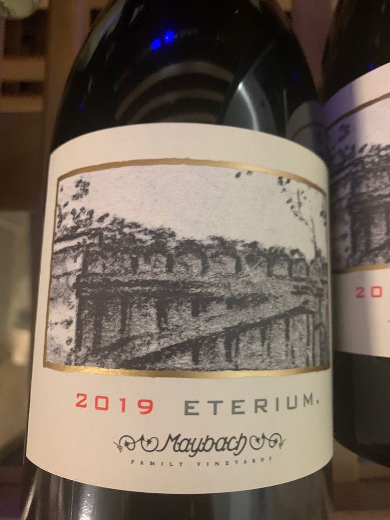 2019 Maybach Family Vineyards Chardonnay Eterium, USA, California ...