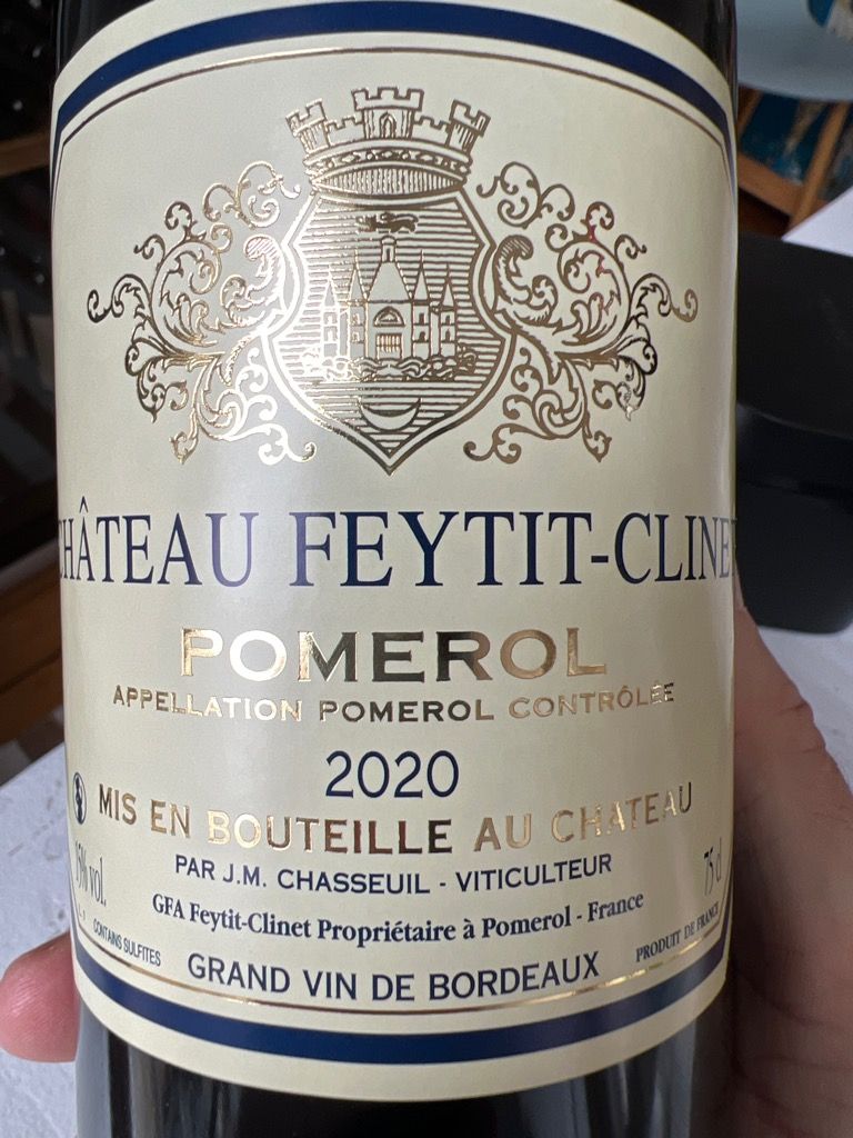 2020 Château Feytit Clinet, France, Bordeaux, Libournais, Pomerol - CellarTracker