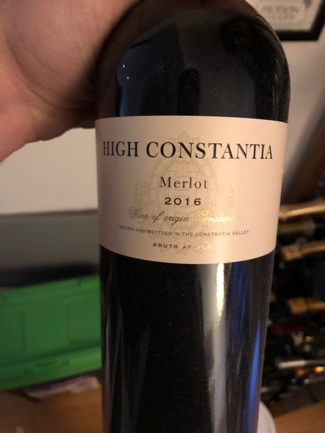 2013 High Constantia Merlot, South Africa, Coastal Region - CellarTracker