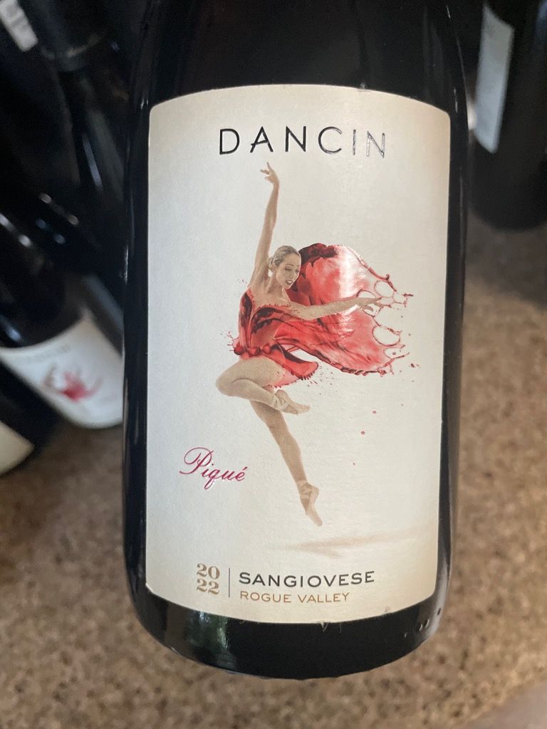 2022 Dancin Vineyards Sangiovese Pique, USA, Oregon, Southern Oregon ...