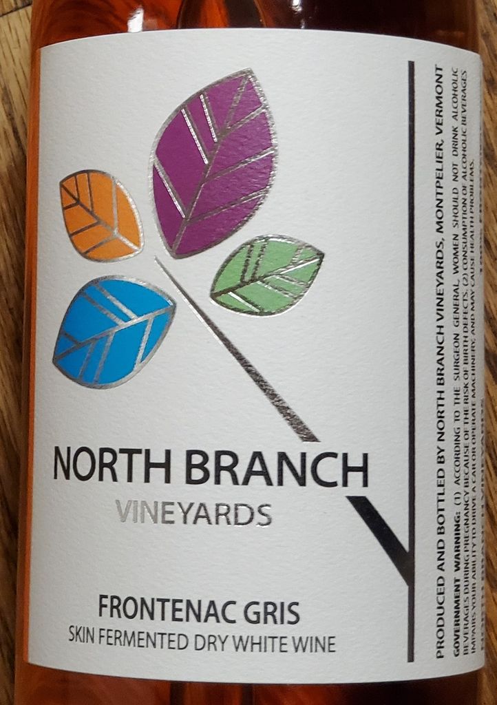 2020 North Branch Vineyards Frontenac Gris Skin Fermented, USA, Vermont ...