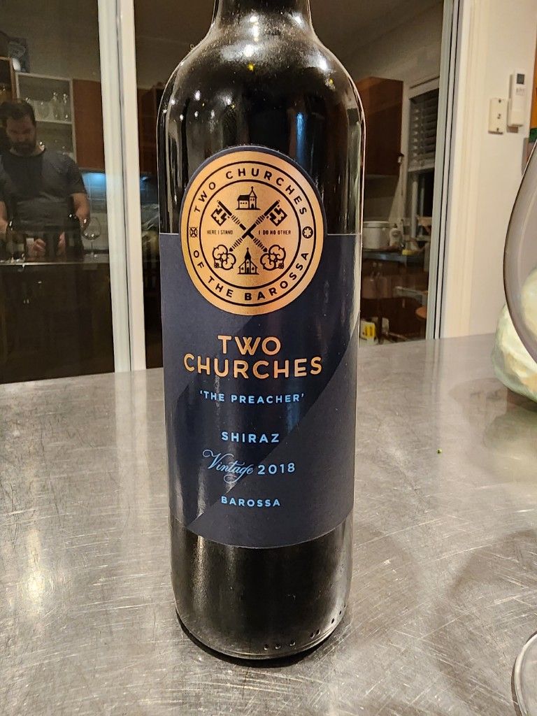 2019 Two Churches Shiraz, Australia, South Australia, Barossa, Barossa ...