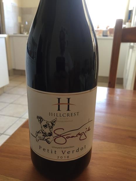 2017 Hillcrest Estate Petit Verdot, South Africa, Coastal Region ...