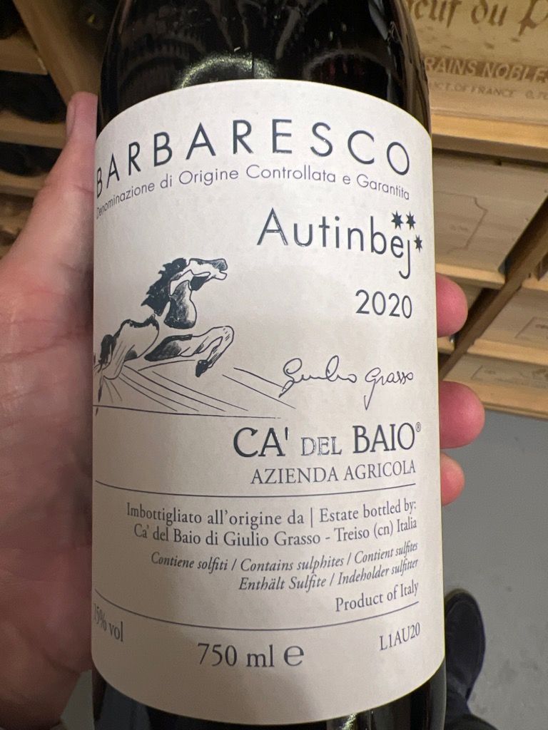 2020 Ca' del Baio Barbaresco Autinbej, Italy, Piedmont, Langhe, Barbaresco - CellarTracker