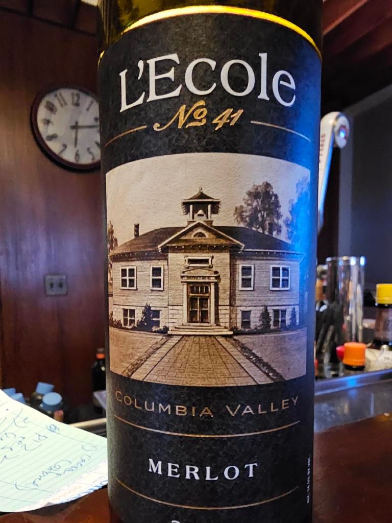 2021 L'Ecole No. 41 Merlot Columbia Valley, USA, Washington, Columbia ...