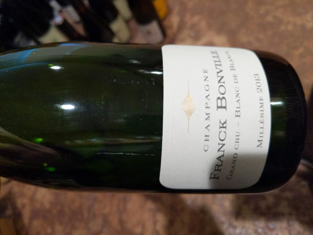 2013 Franck Bonville Champagne Grand Cru Blanc de Blancs Brut Millésimé ...