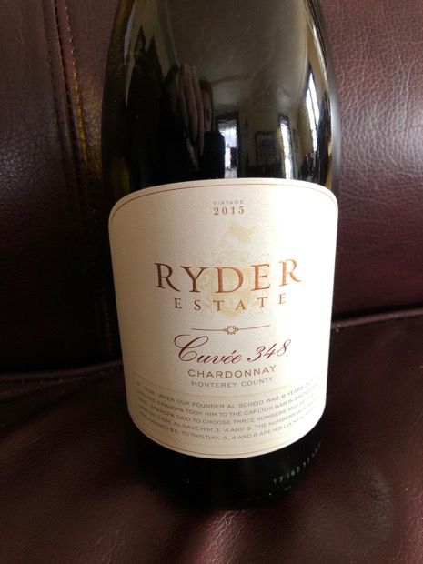 2015 Ryder Estate Chardonnay, USA, California, Central Coast ...