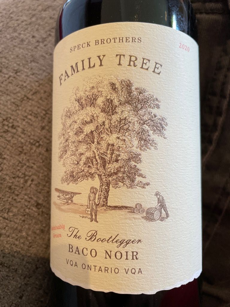 2023 Family Tree Wines Baco Noir The Bootlegger, Canada, Ontario ...