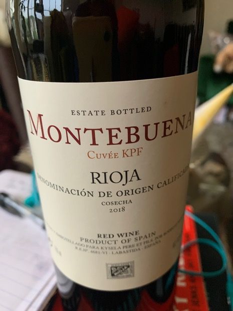 2018 Montebuena Rioja Cuvée KPF, Spain, La Rioja, Rioja - CellarTracker