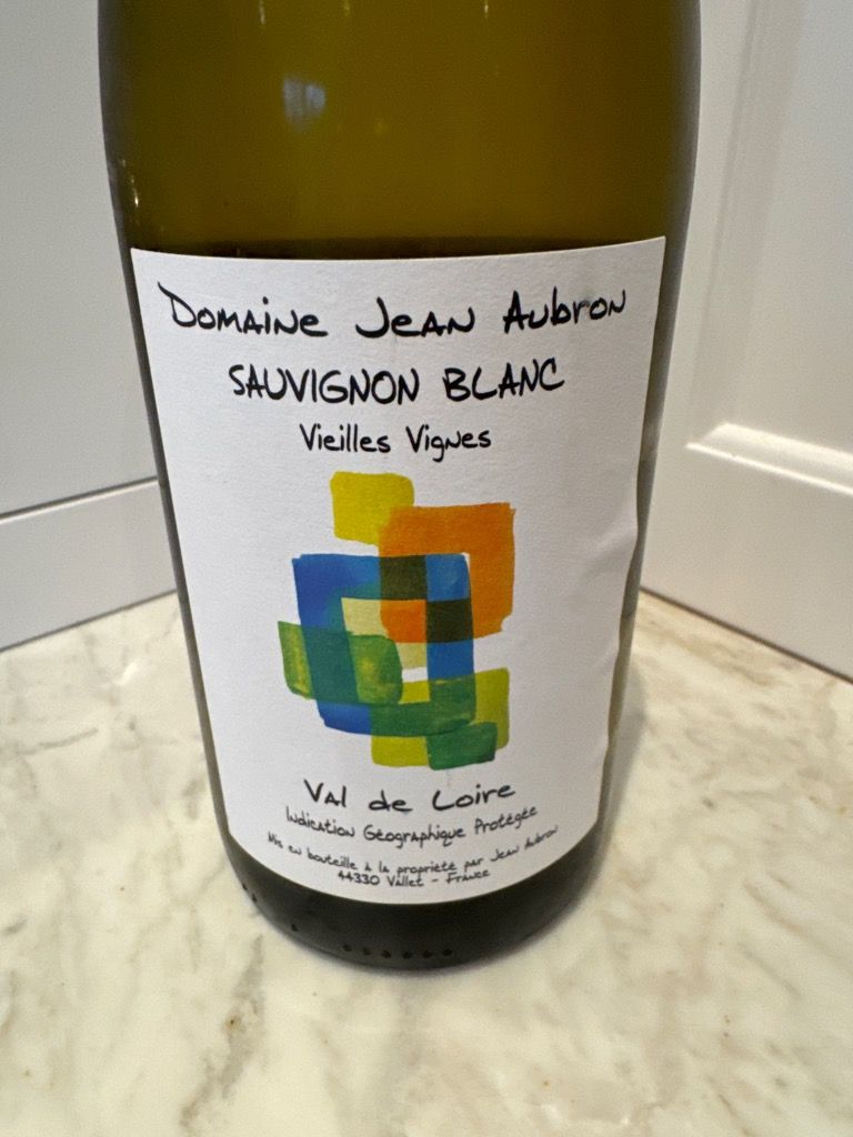 2022 Domaine Jean Aubron Sauvignon Blanc Vieilles Vignes, France, Loire ...