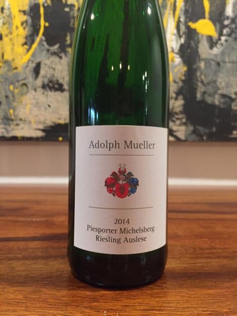 2014 Adolph Müller Piesporter Michelsberg Riesling Auslese, Germany ...