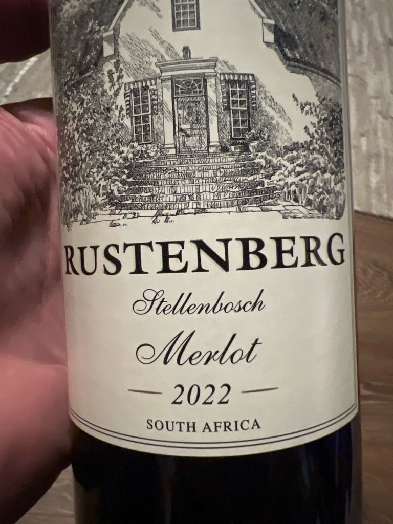 2020 Rustenberg Merlot, South Africa, Coastal Region, Stellenbosch ...