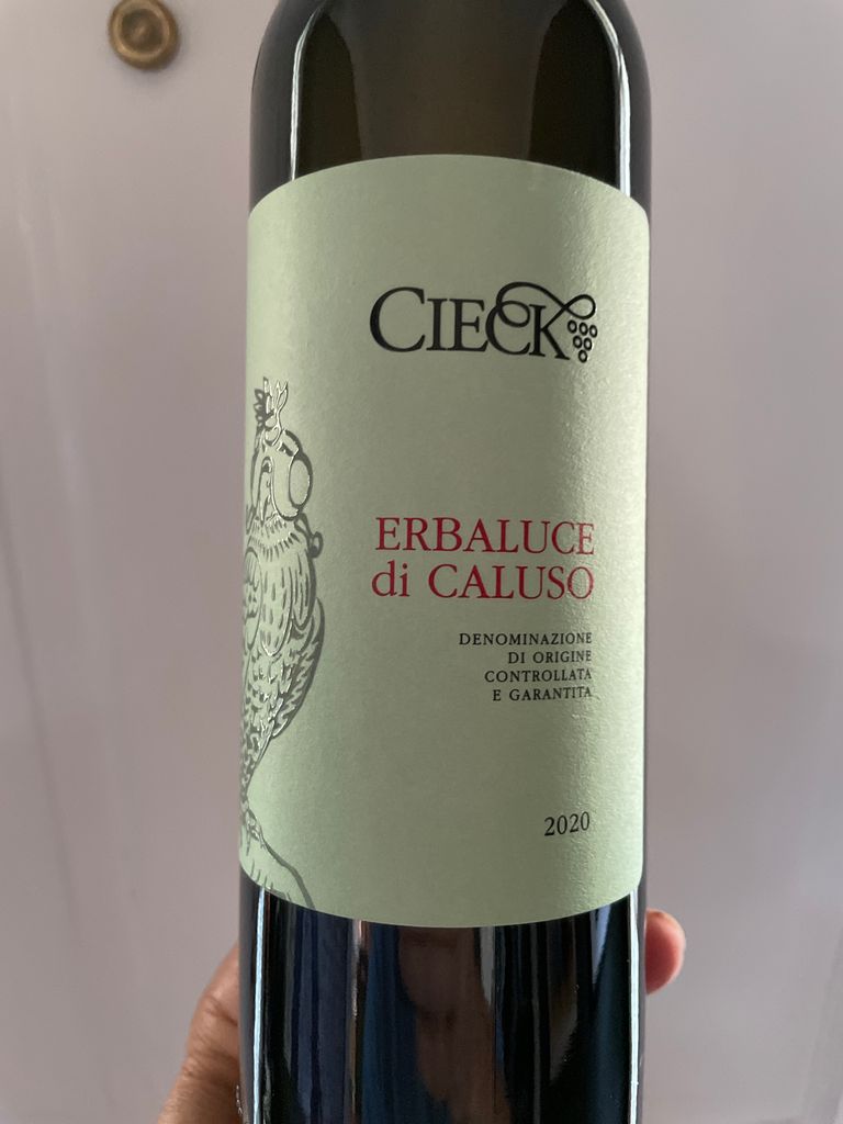 2020 Cieck Erbaluce di Caluso, Italy, Piedmont, Northern Piedmont ...