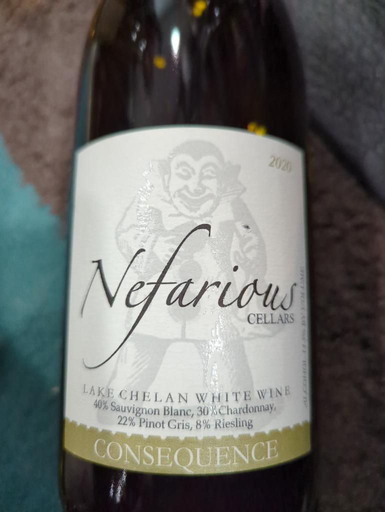 2020 Nefarious Cellars Consequence, USA, Washington - CellarTracker