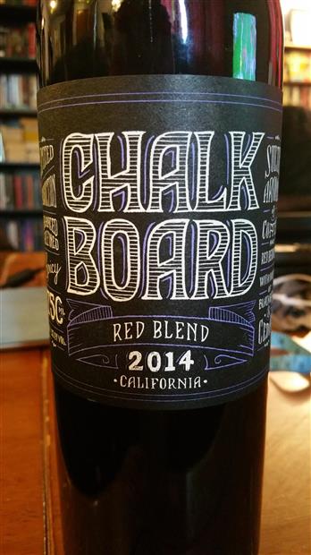 2014 Chalkboard Red, USA, California - CellarTracker