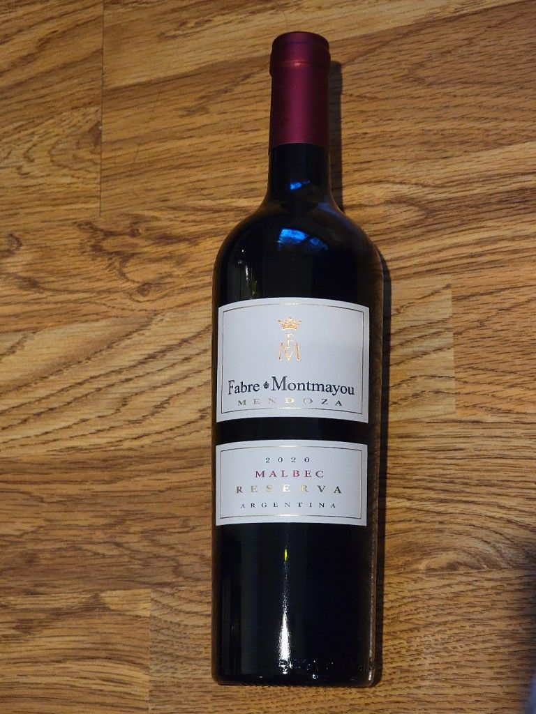 2020 Fabre Montmayou Malbec Reserva, Argentina, Mendoza - CellarTracker