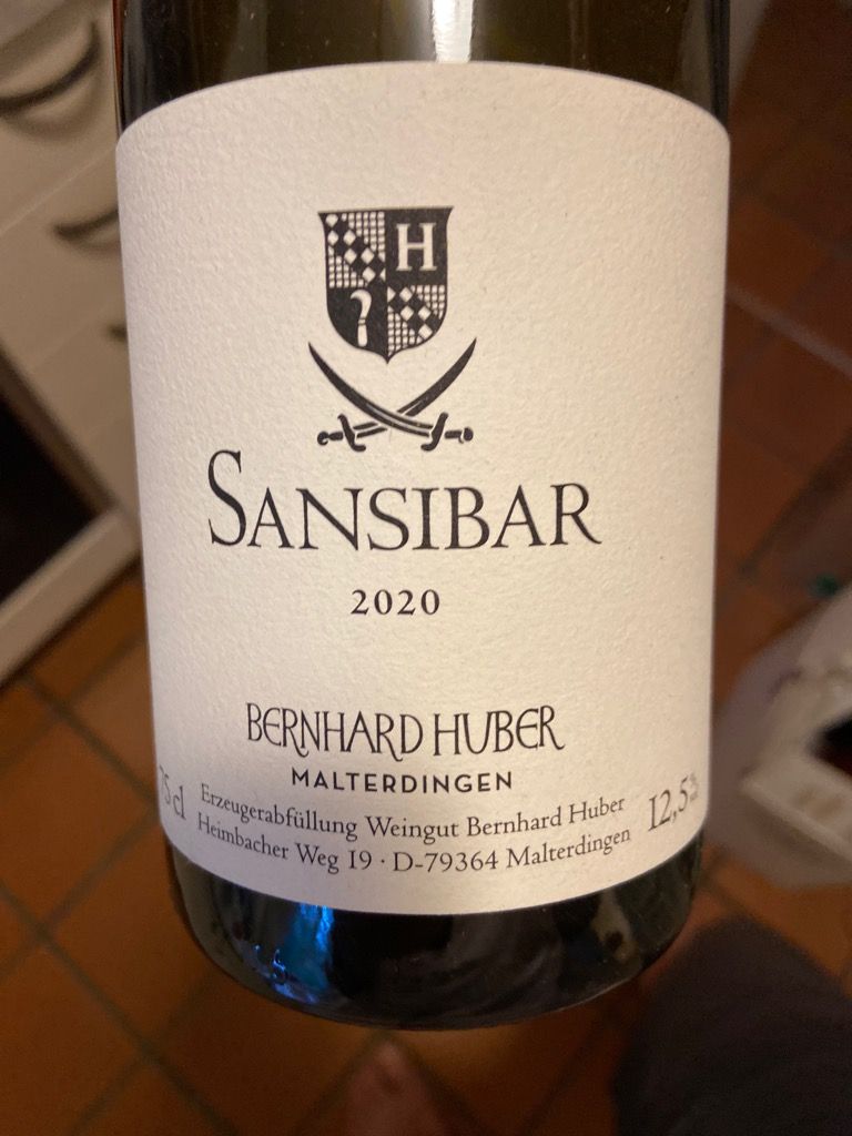 2020 Bernhard Huber Chardonnay, Germany, Baden - CellarTracker