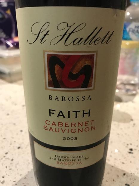 2022 St Hallett Cabernet Sauvignon Faith, Australia, South Australia ...