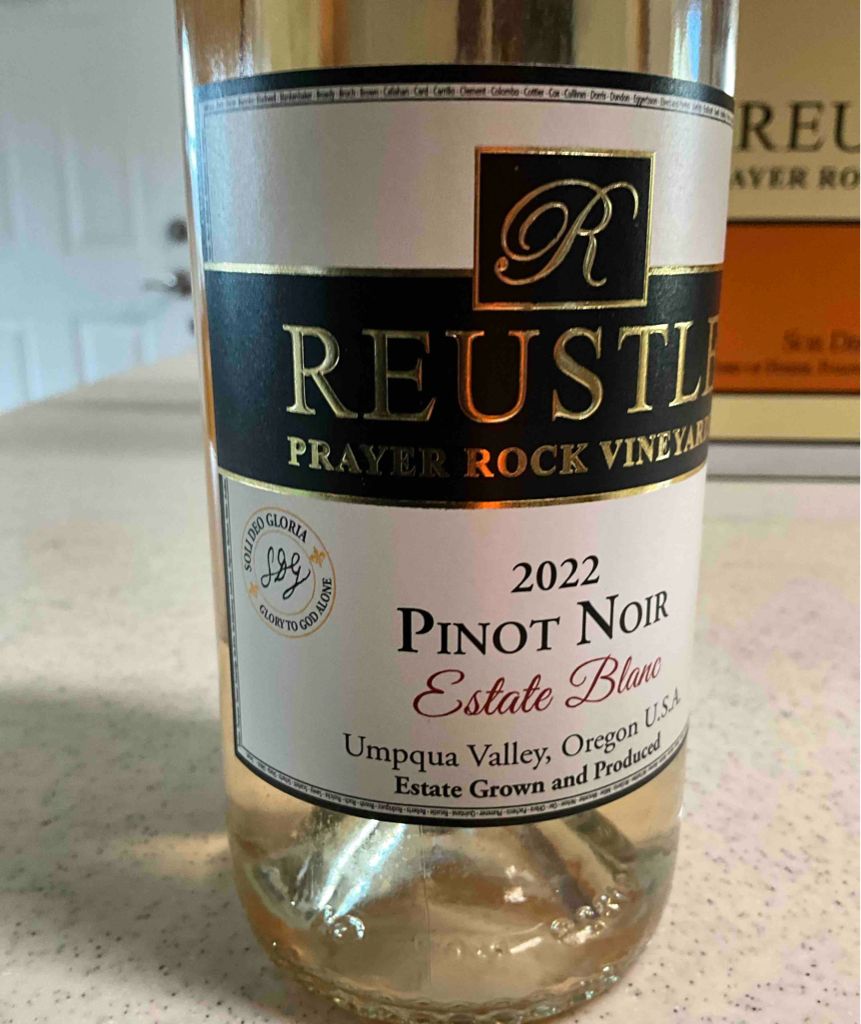 2021 Reustle Pinot Noir Estate Blanc Prayer Rock Vineyards, USA, Oregon ...