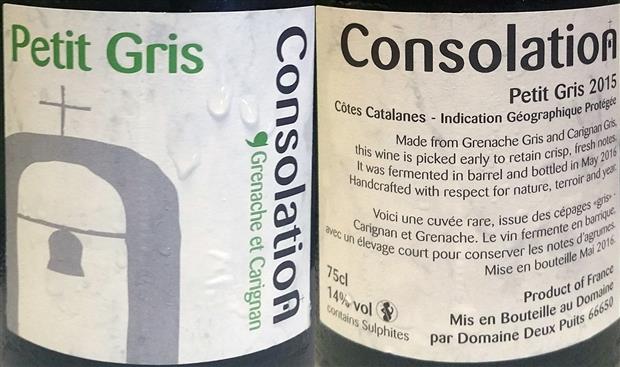 2015 Consolation Petit Gris, France, Languedoc Roussillon, Roussillon ...