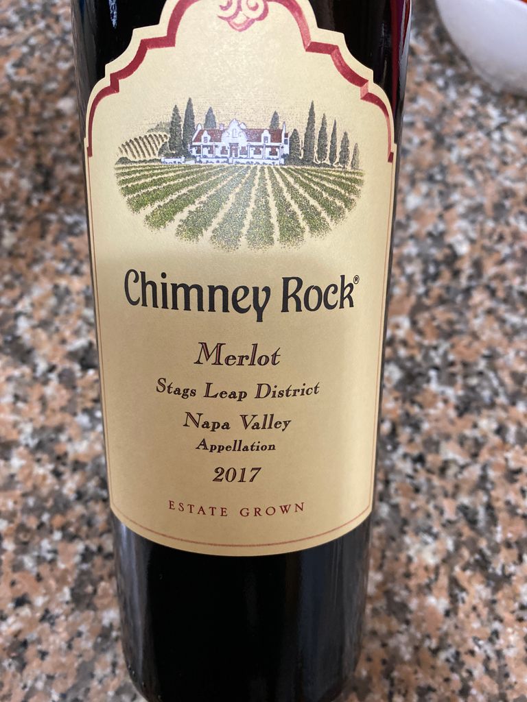 2017 Chimney Rock Merlot, USA, California, Napa Valley, Stags Leap ...