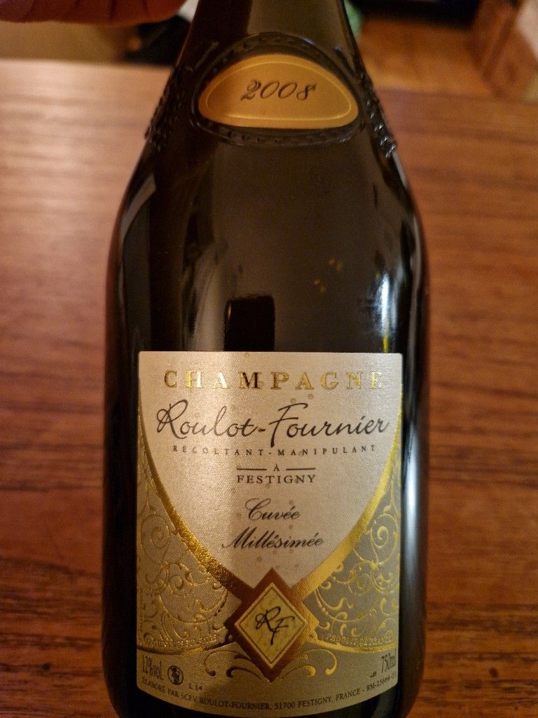 2008 Roulot-Fournier Champagne Brut Millésimé, France, Champagne ...