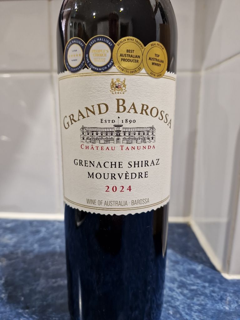 2024 Chateau Tanunda Grand Barossa Grenache Shiraz Mourvedre, Australia ...