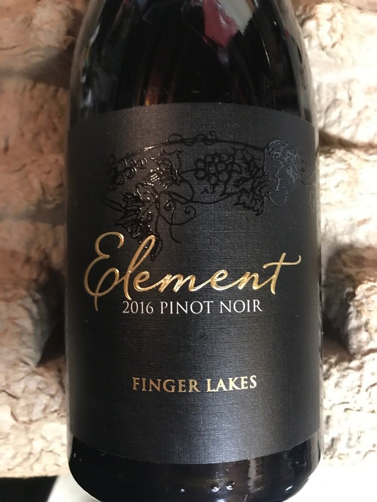 2016 Element Winery Pinot Noir, USA, New York, Finger Lakes - CellarTracker