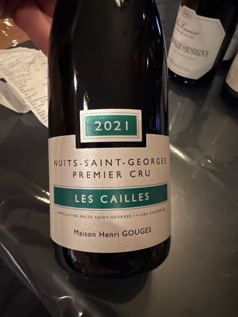 2022 Domaine Henri Gouges Nuits St. Georges 1er Cru Les Cailles, France ...