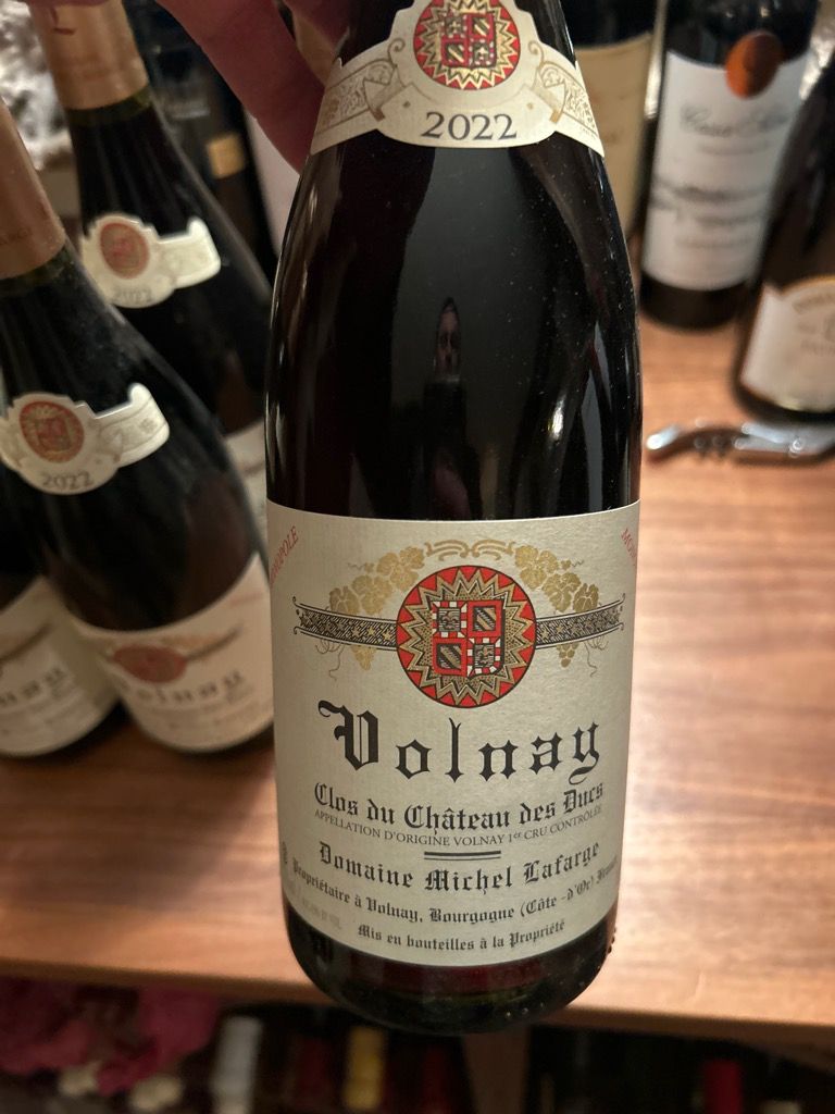 2022 Domaine Michel Lafarge Volnay 1er Cru Clos du Château des Ducs ...