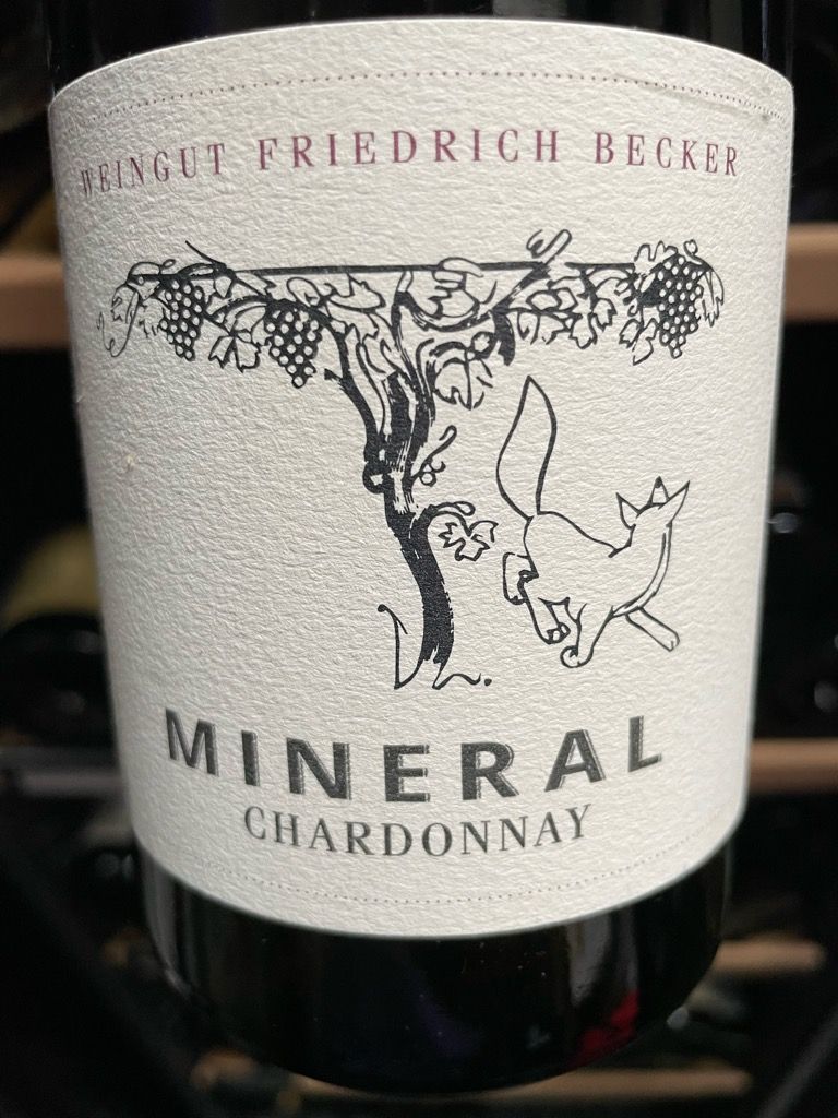 2018 Friedrich Becker Chardonnay Minéral, Germany, Pfalz - CellarTracker