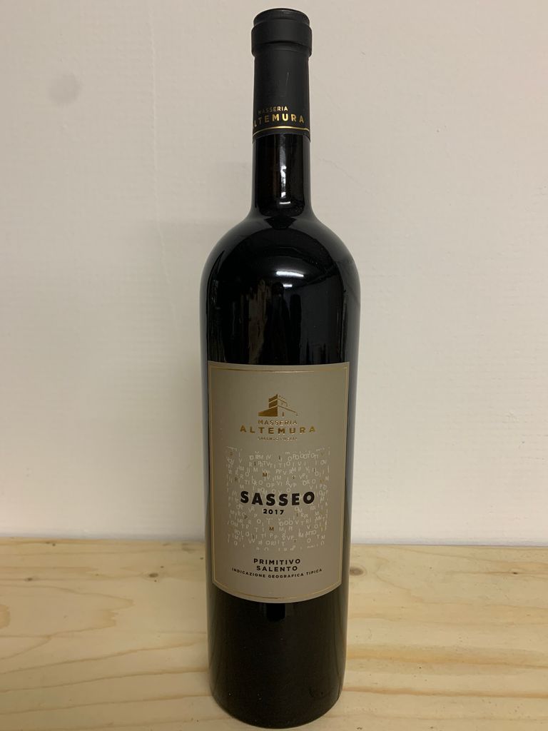 2017 Masseria Altemura Primitivo Sasseo Salento IGT, Italy, Puglia ...
