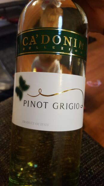 2015 Ca' Donini Pinot Grigio Provincia di Pavia IGT, Italy, Lombardia ...