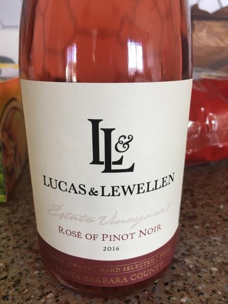 2016 Lucas & Lewellen Pinot Noir Rosé, USA, California, Central Coast ...