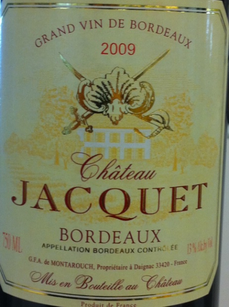 2009 Château Jacquet, France, Bordeaux - CellarTracker