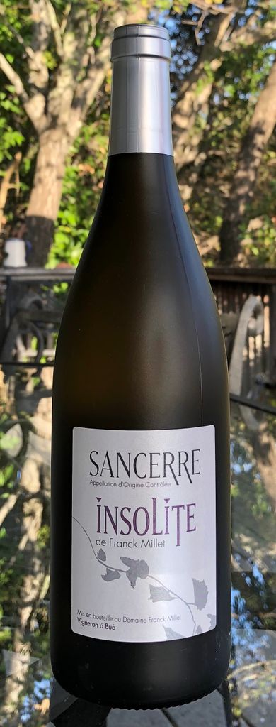 2019 Domaine Franck Millet Sancerre Insolite, France, Loire Valley ...