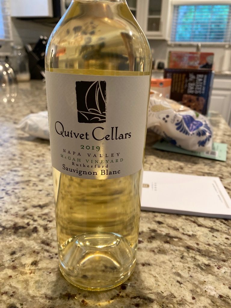 2019 Quivet Cellars Sauvignon Blanc McGah Vineyard, USA, California ...