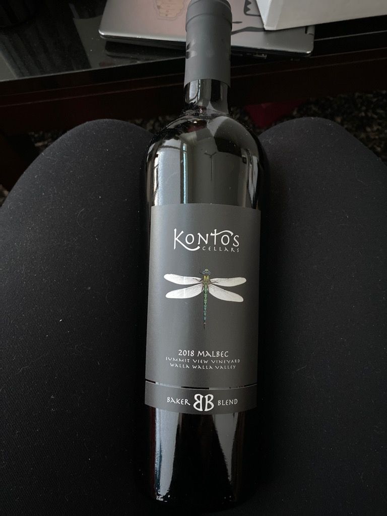 2018 Kontos Cellars Malbec Summit View Vineyard, USA, Washington ...